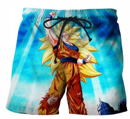 Męskie Letnie Plażowe Spodenki Dragon Ball r. XL 12151340301 - Allegro.pl