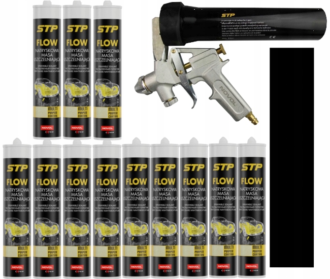 ZESTAW MAS STP FLOW 12x 290ml + PISTOLET STP NOVOL 5900061911206 za ...