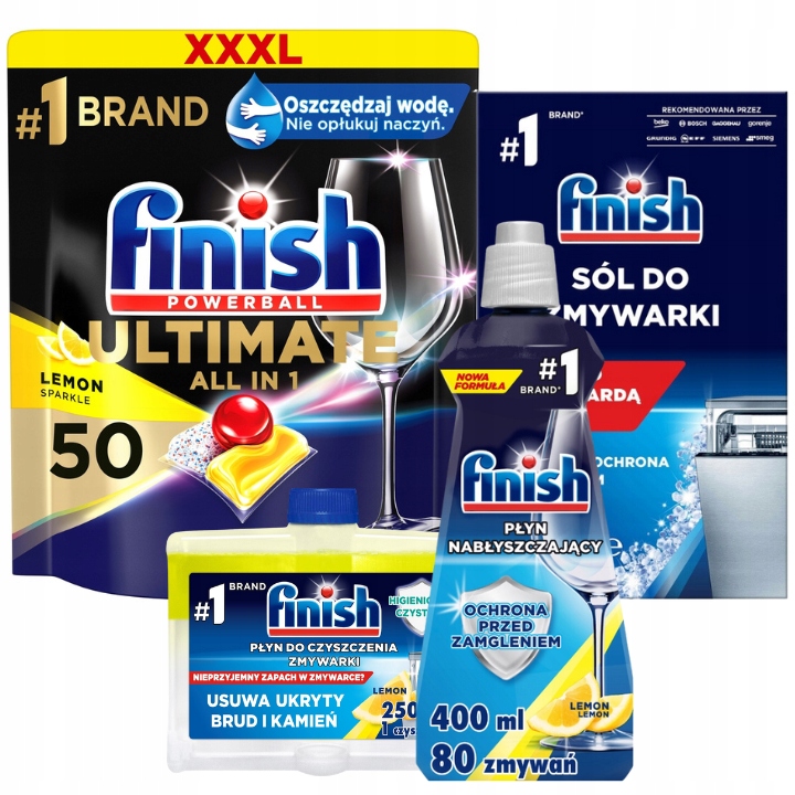 Finish Zestaw Kapsułki Ultimate 50 XL 4 produktów 13898067605 - Allegro.pl Finish Zestaw Kapsułki Ultimate 50 XL 4 produktów 13898067605 - Allegro.pl