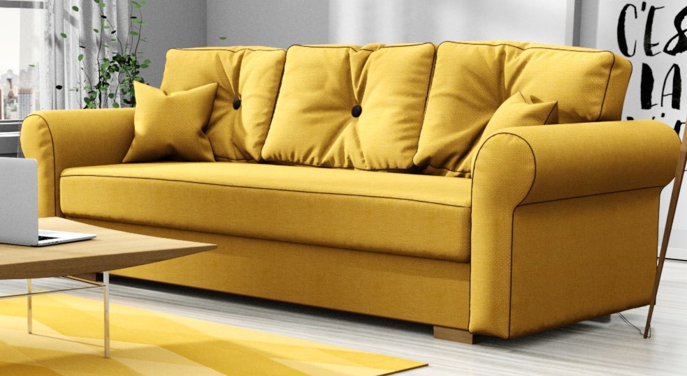 Kanapa ERIC sofa wypoczynek styl skandynawski rozkładany do salonu ...