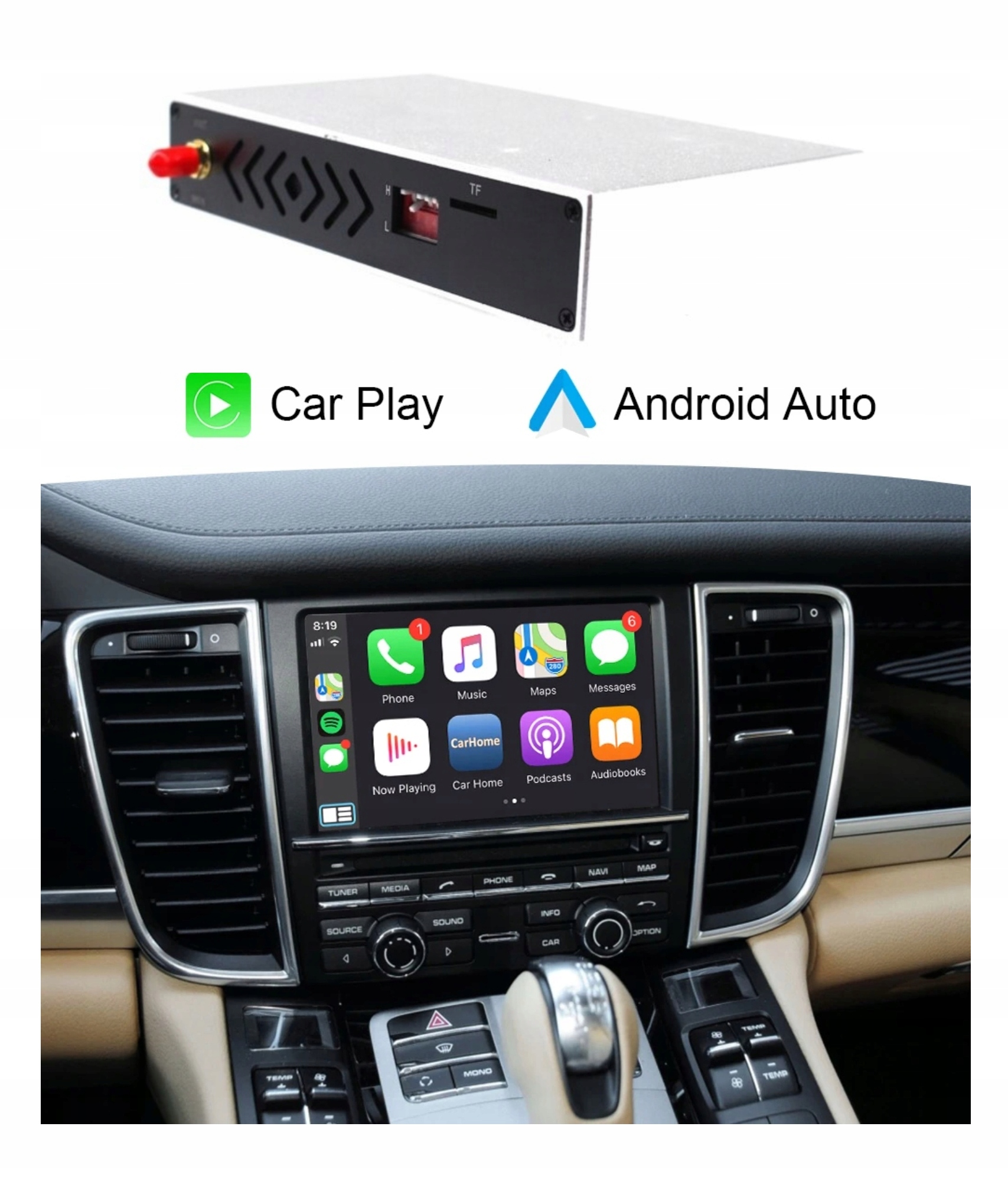 MODUŁ CARPLAY ANDROID AUTO PORSCHE 911 / 978 / MACAN 2010-2016 PCM 3.1 MW NT-PCM 3.1 za 1599 zł ...