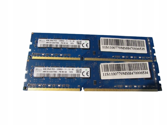 Hynix 8gb 2rx8 Pc3-12800u-11-12-b1 - Niska cena na Allegro