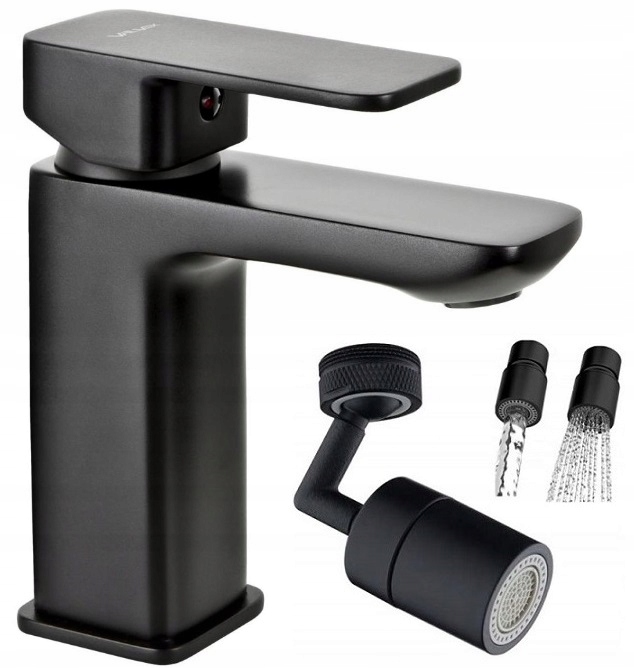 Bateria umywalkowa stojąca Valvex LOFT BLACK czarny (5902273544654 ...