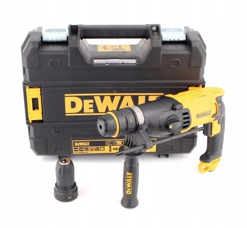 Młotowiertarka DeWALT D25134K młot udarowy UCHWYT SDS PLUS + wiertarka ... Młotowiertarka DeWALT D25134K młot udarowy UCHWYT SDS PLUS + wiertarka ...