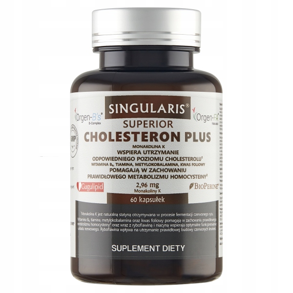 SINGULARIS Cholesteron Plus prawidłowy cholesterol 60 kapsułek ...