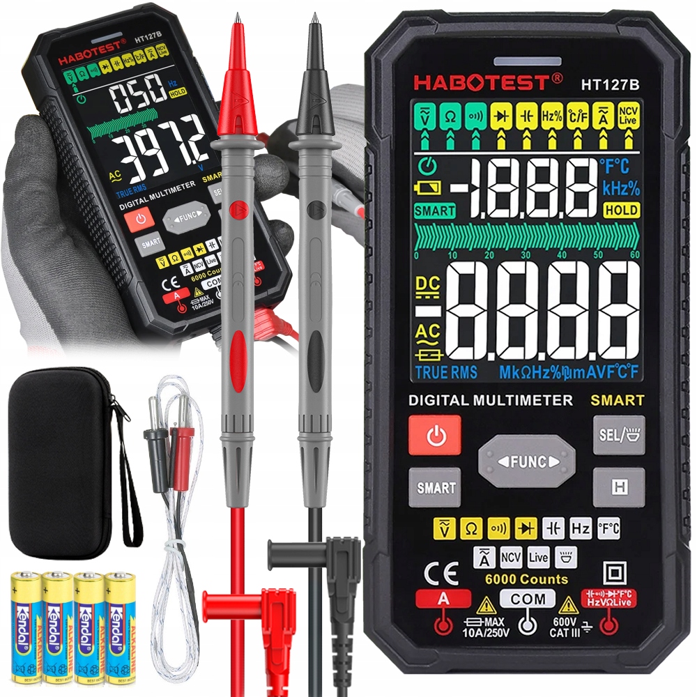 Multimetr ręczny Habotest HT127B - Sklep, Opinie, Cena w Allegro
