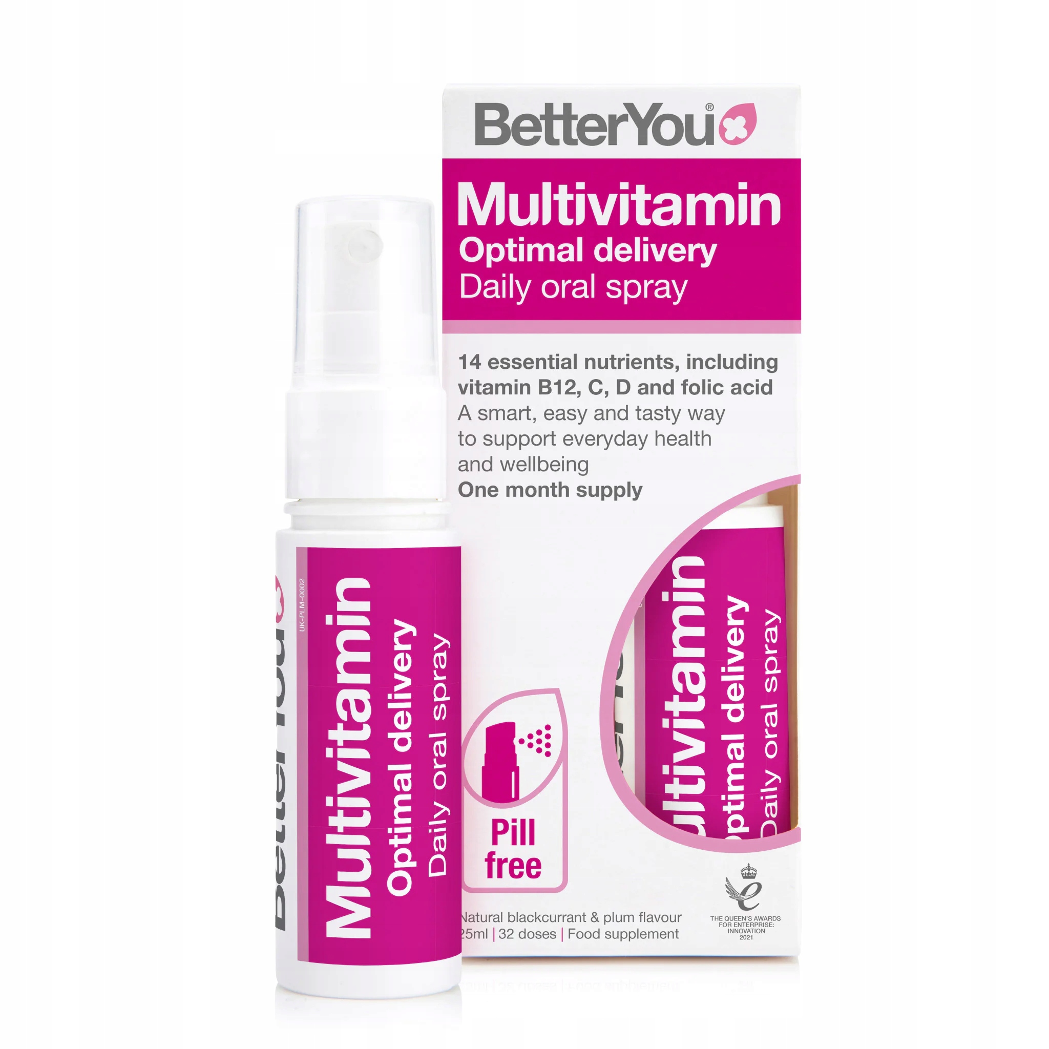 BETTERYOU MultiVit - Multiwitamina w sprayu (25 ml) 14997534141 ...