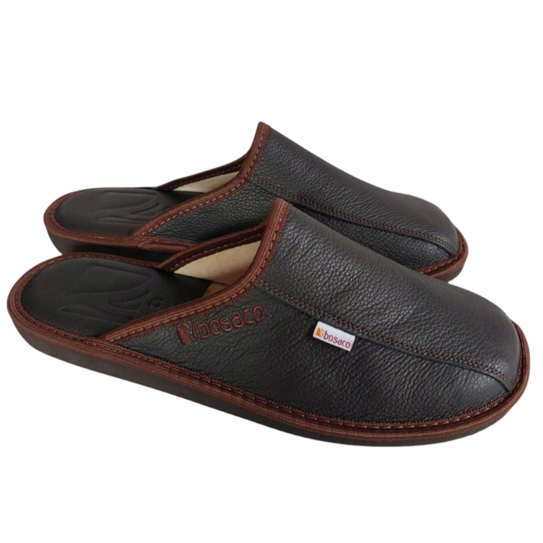 Papuče Pánske Kožené Papuče Bosaco 42 za 13,77 € - Allegro