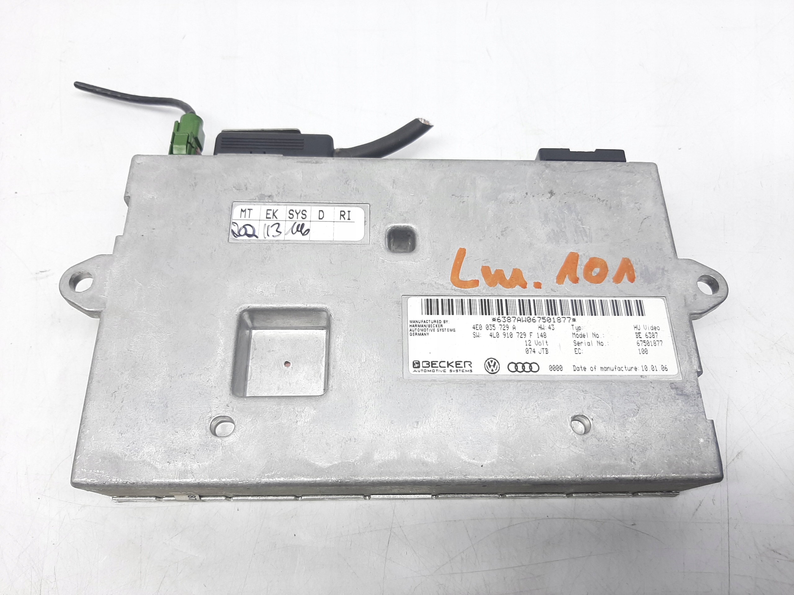 AUDI Q7 4L MODUŁ STEROWNIK MMI RADIA NAWIGACJI 4E0035729A za 488.00PLN z Bielsko-Biała - Allegro ...