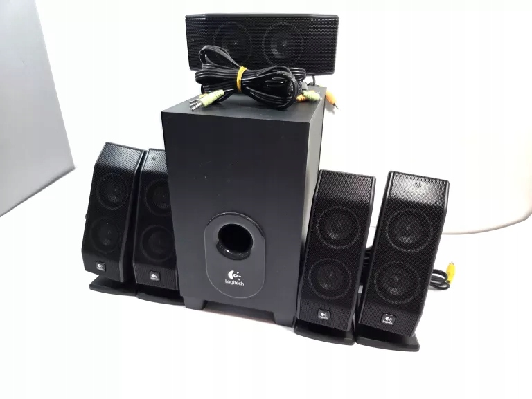 Zestaw głośników 5.1 Logitech X-540 70 W czarny - Sklep, Opinie, Cena w ...