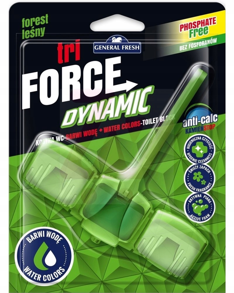 General Fresh TRI-FORCE DYNAMIC las zawieszka do WC 45G (5900785170309 ...