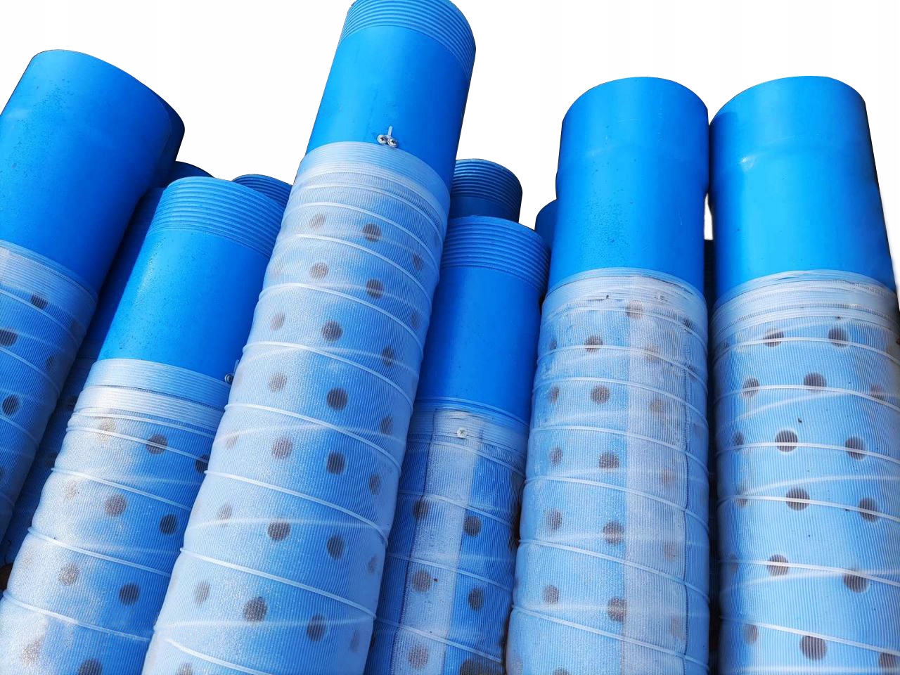 Rura studzienna rury studzienne PVC 110/5,3/3M filtrowa siatkowa ...