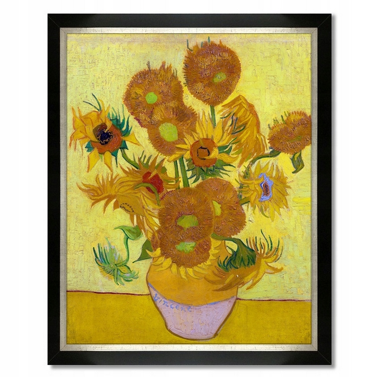 obraz Vincent van Gogh SŁONECZNIKI + rama • Cena, Opinie • Obrazy ...