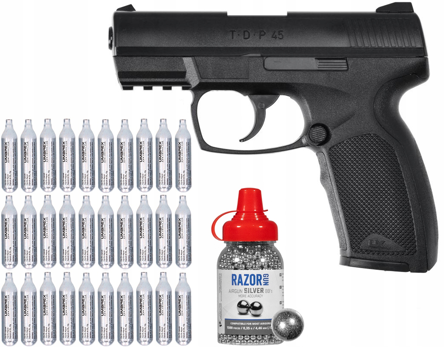 Pistolet Umarex UX TDP 45 CO2 12 g - 4000844524225 - 15566946555 - Allegro
