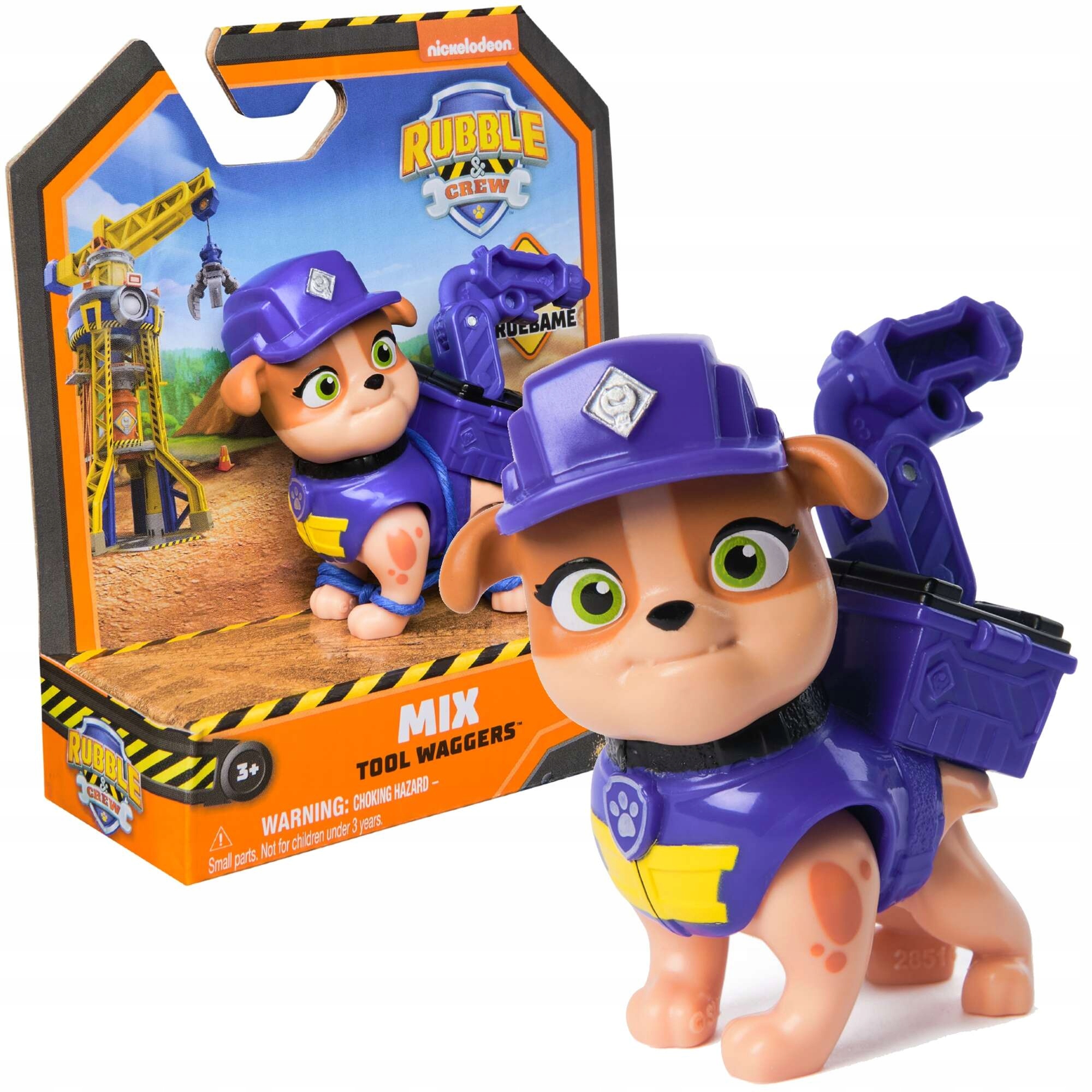 PSI PATROL RUBBLE&CREW RUBBLE I JEGO EKIPA FIGURKA PIESEK MIX 6 CM • Opinie - Allegro