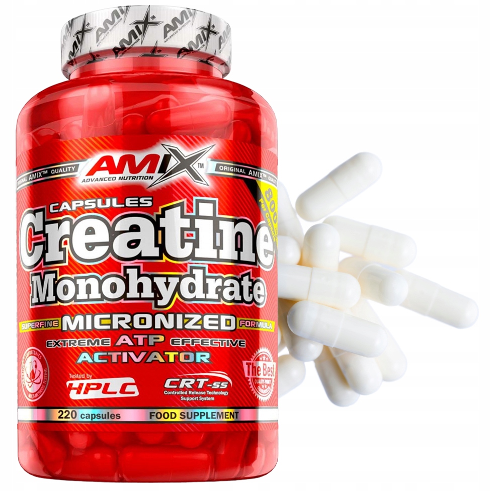 Kreatyna kapsułki naturalny Amix 470 g - 8594159532731 - 13091613755 ...