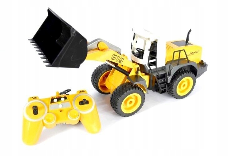 Spychacz zdalnie sterowany jeżdżący Double E E519-003 • Cena, Opinie - Allegro