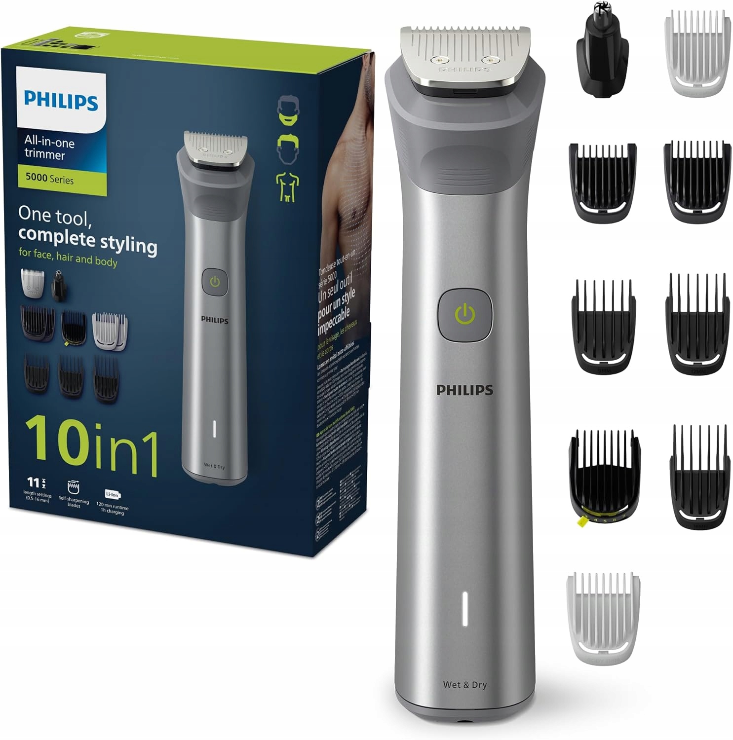 Többfunkciós trimmer Philips Multigroom MG5917/15 - Komplett ápoló ...