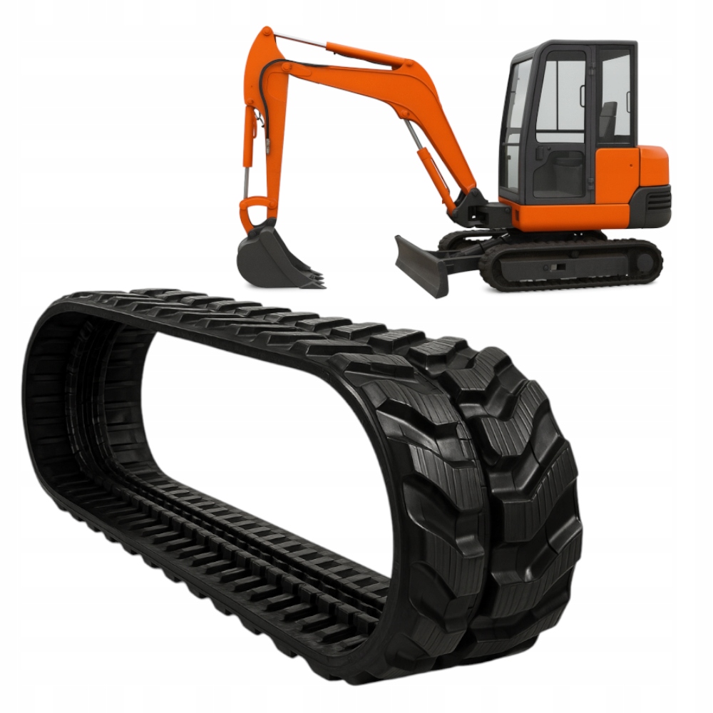 GĄSIENICA GUMOWA ANTYWIBRACYJNA DO KOPARKI VMT 230X48X68 ATLAS AC20-F ...