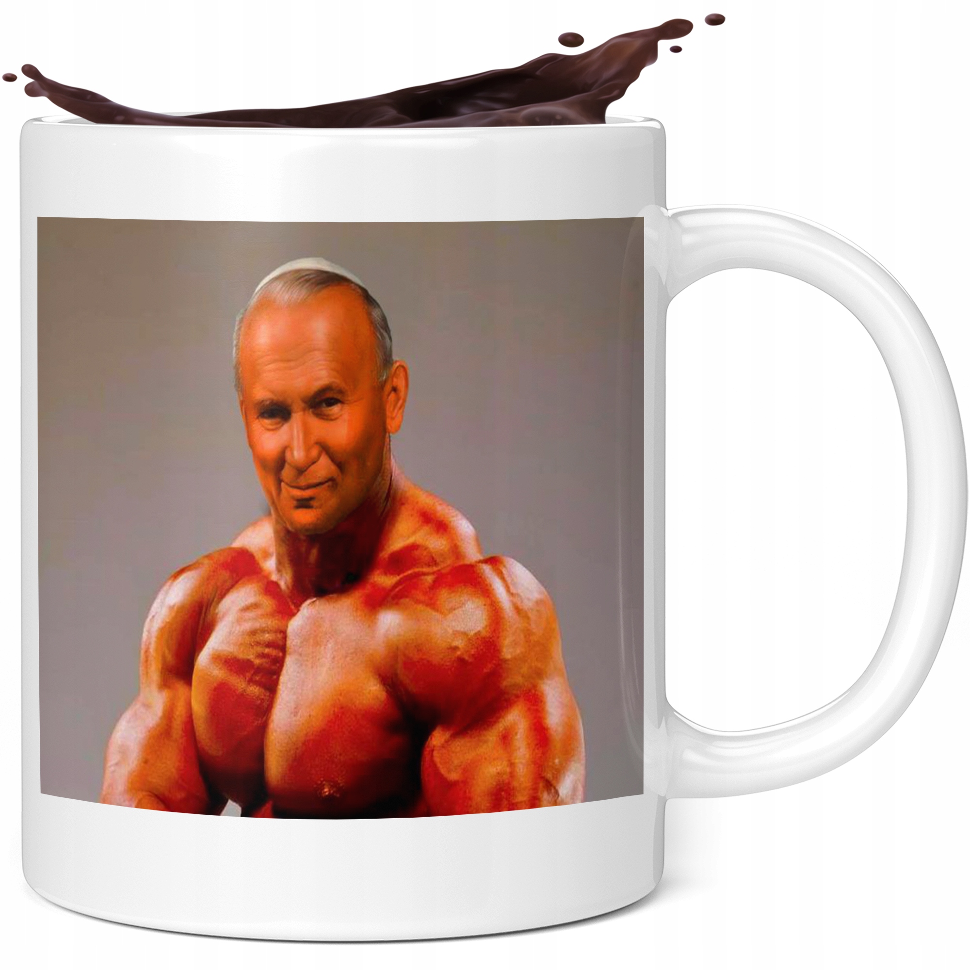 KUBEK PREZENT PAPAJ PAPIEŻ 2137 JAN PAWEŁ 2 SIŁKA 12627788149 - Sklepy ...