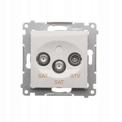 Gniazdo Antenowe ścienne Kontakt-simon biały (5902787825409) • Cena ...