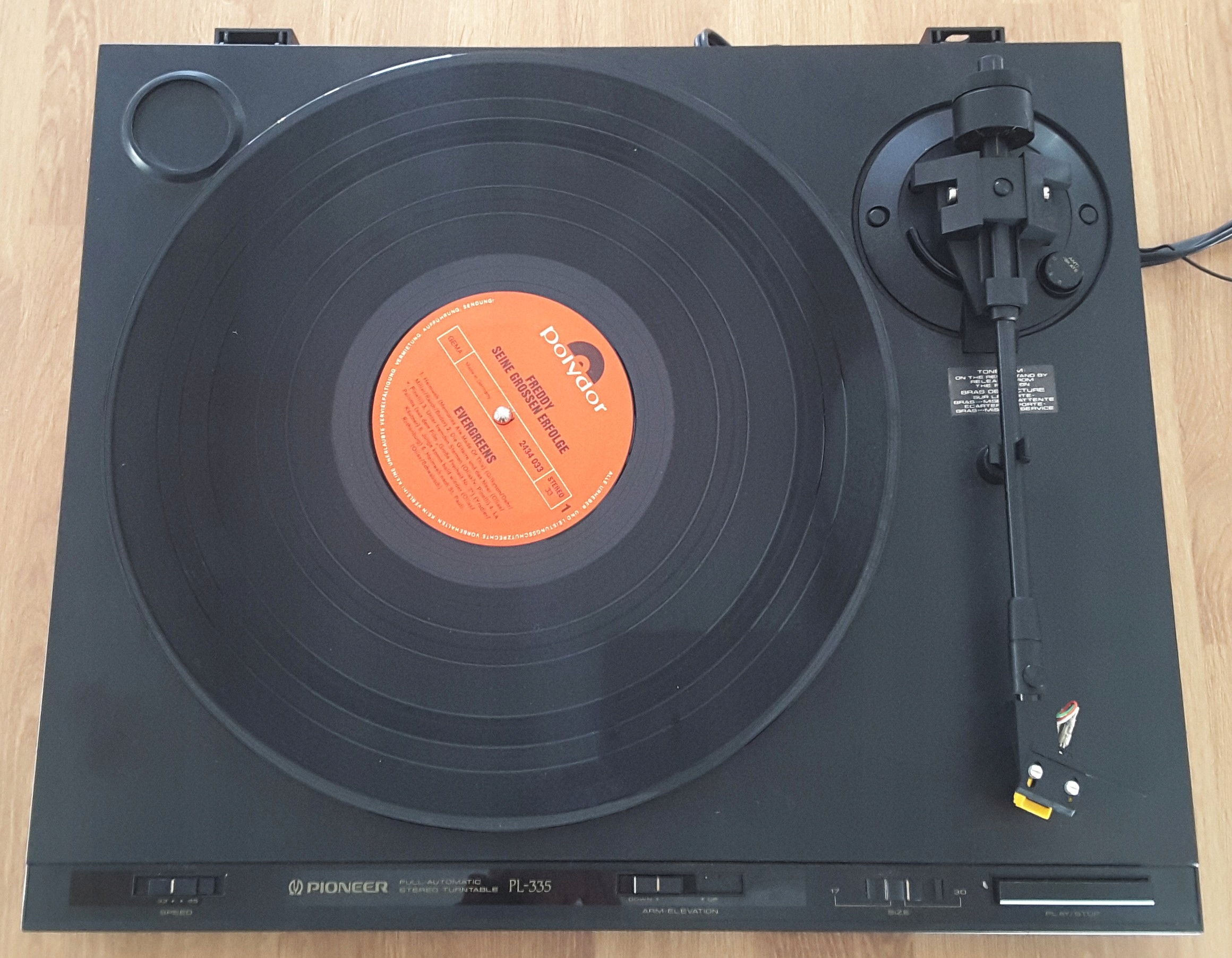 Gramofon PIONEER PL-335 - Sklep, Opinie, Cena w Allegro