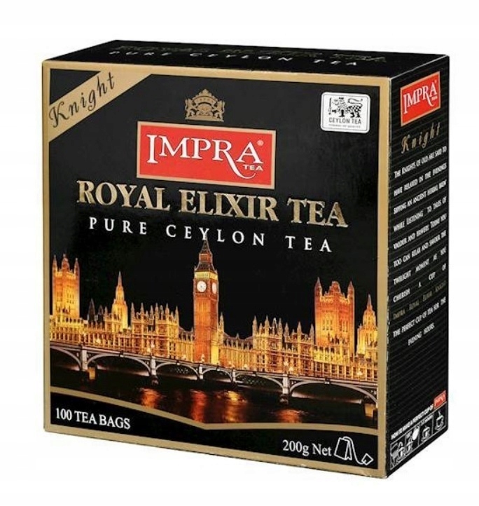 Impra Tea Royal Elixir Knight herbata czarna 100torebek (4791021006848 ...