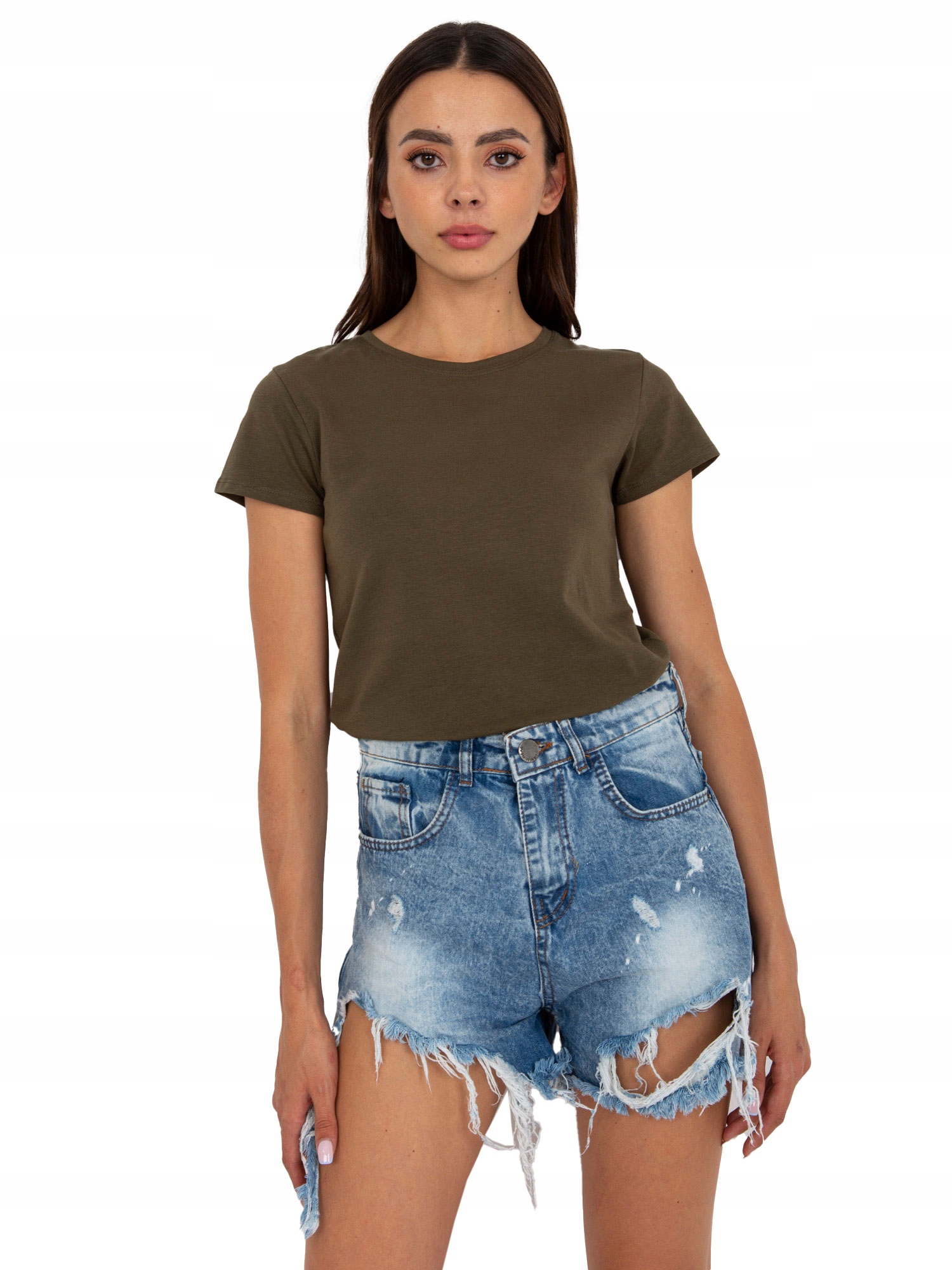 T-SHIRT DAMSKI bawełniany basic na co dzień - 2XL • Cena, Opinie • T-shirty 14530859784 • Allegro