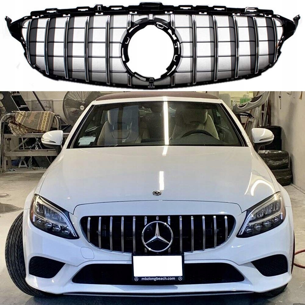 GRILL ATRAPA MERCEDES W205 FACELIFT AMG 18-21r GTR za 477.00PLN z ...