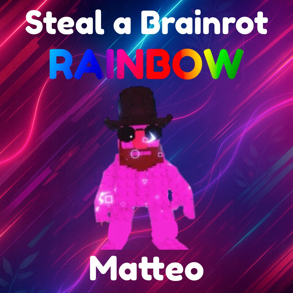 RAINBOW Matteo Steal a Brainrot |Brainrot gra |Roblox| | Wrocław | Kup ...