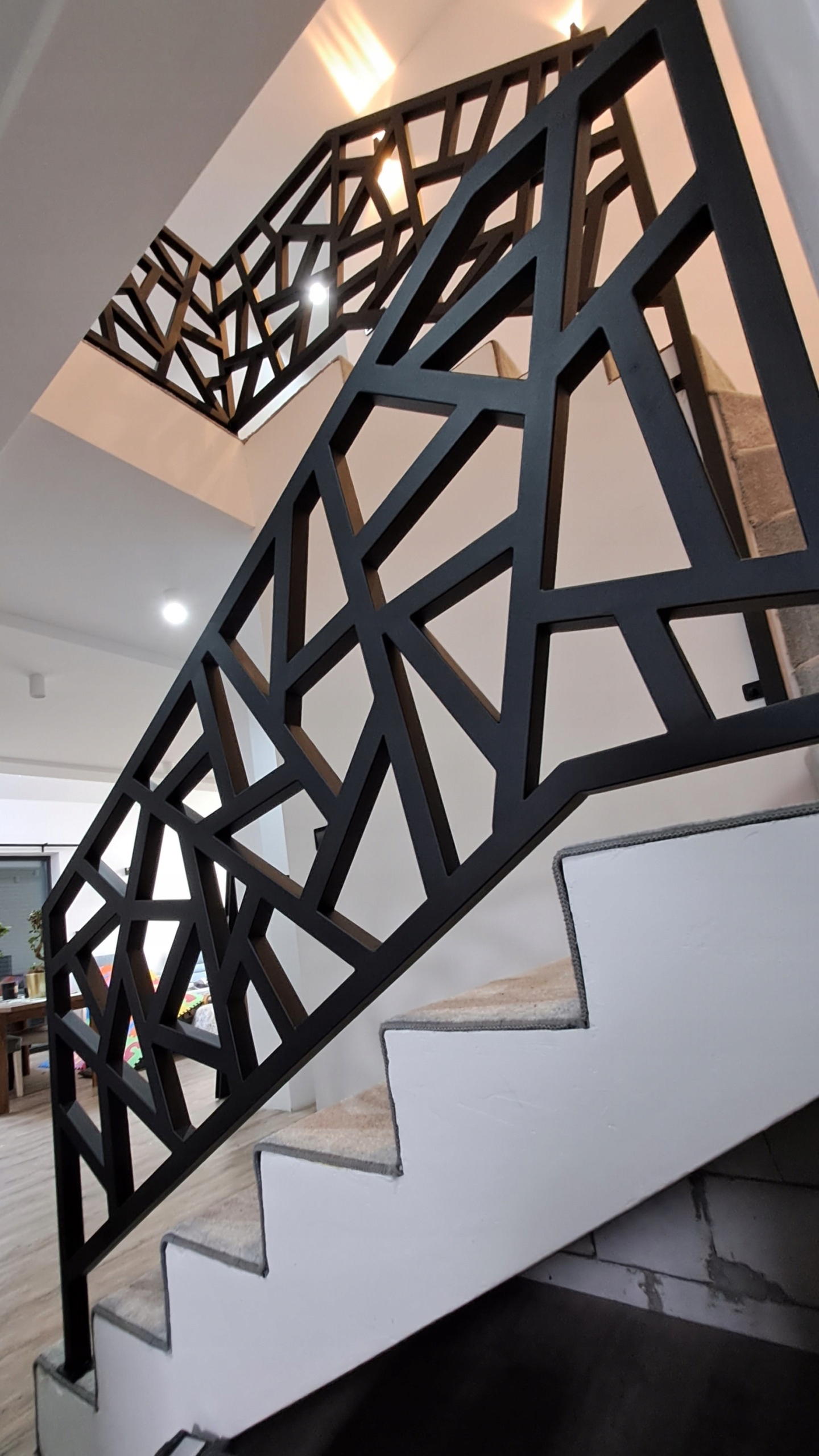 Balustrada SCHODOWA metalowa balkon LOFT Stal 13558225277 - Allegro.pl