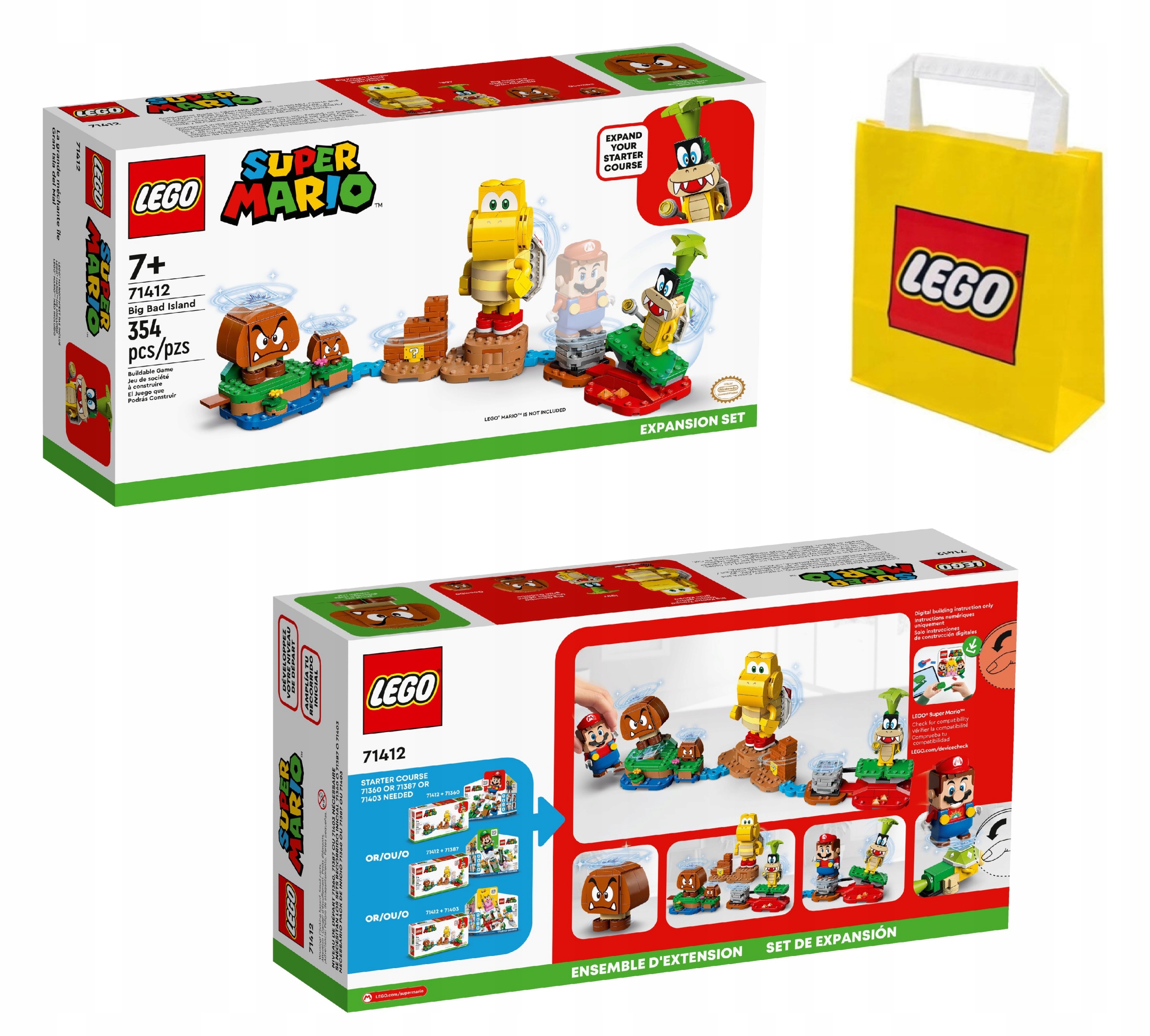 LEGO Super Mario 71412 LEGO Super Mario 71412 Velký zlý ostrov ...