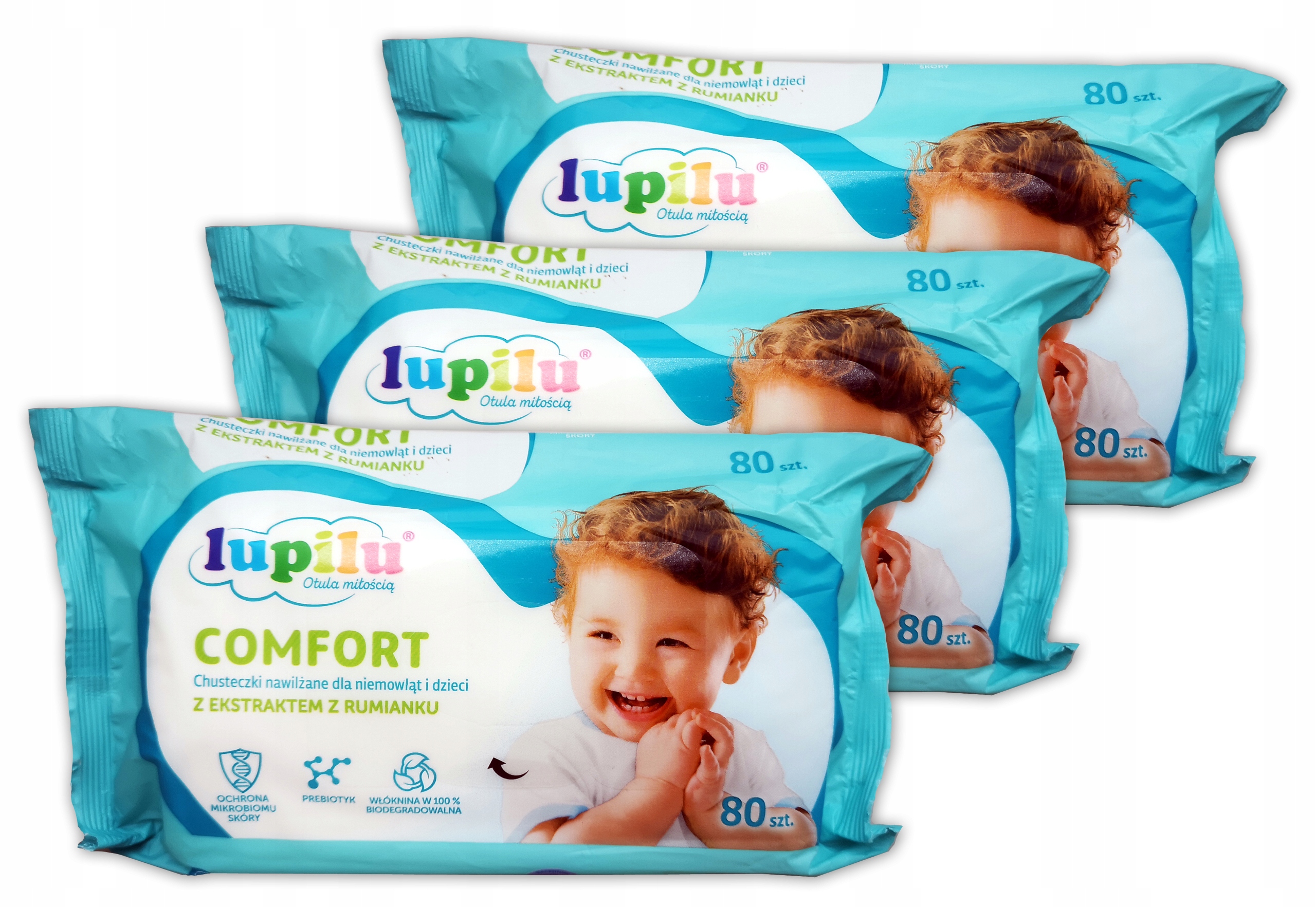 Chusteczki nawilżane LUPILU comfort 80szt (4056489535508) • Cena ...