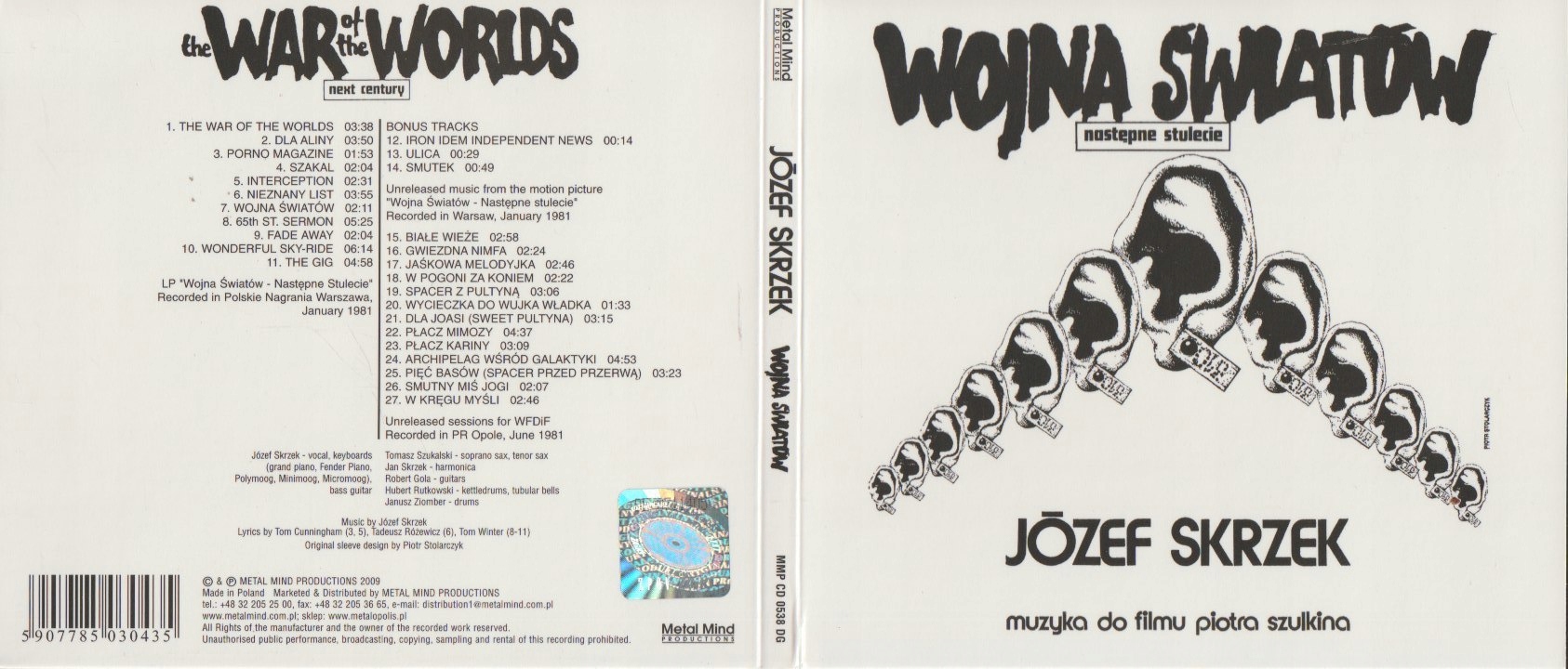 Płyta CD Józef Skrzek Wojna Światów Następne Stulecie ... Płyta CD Józef Skrzek Wojna Światów Następne Stulecie ...