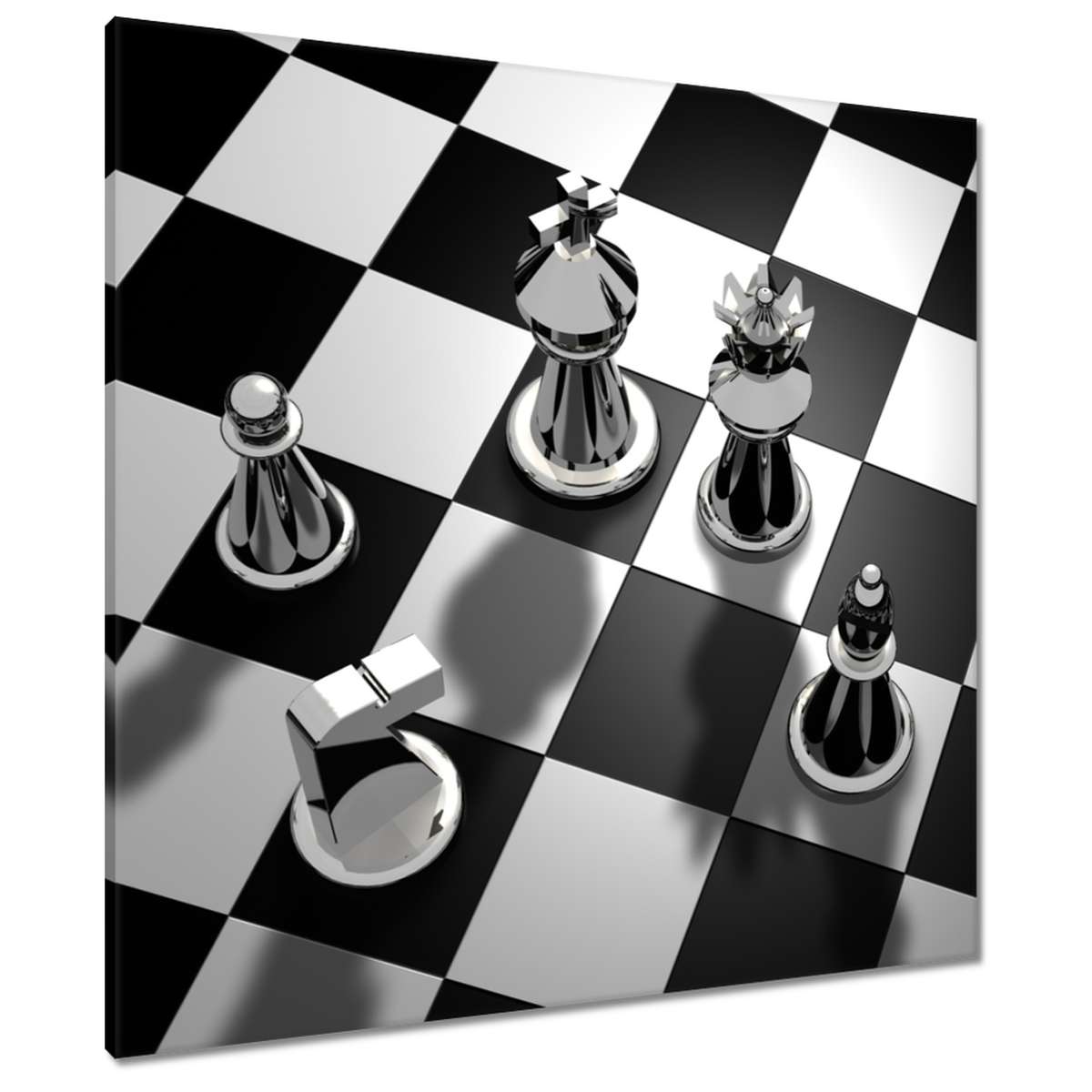 Obrazy 80x80 Szachy • Cena, Opinie • Obrazy 13729334529 • Allegro