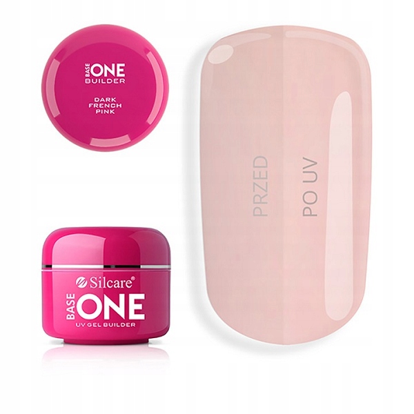 SILCARE Gel Base One Dark French Pink 30g 15349340495 - Allegro.pl