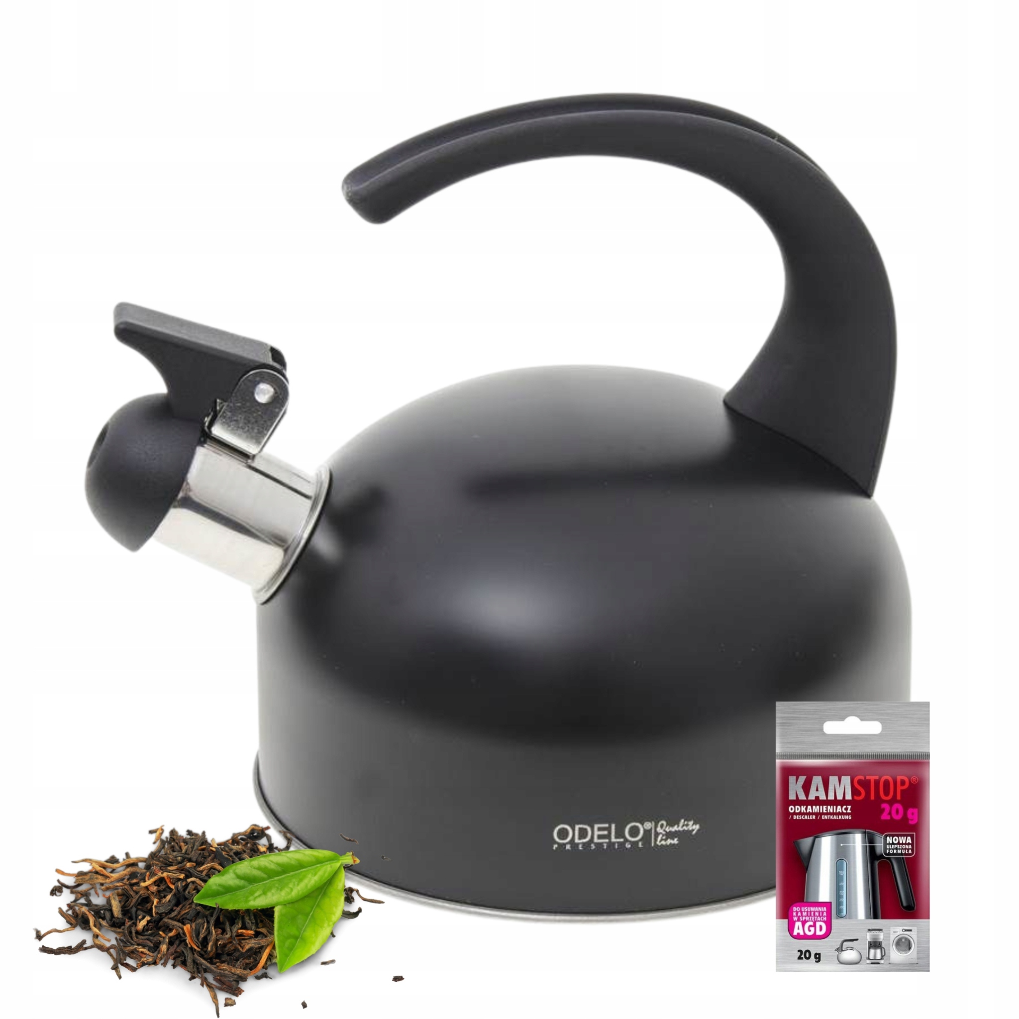 MAŁY CZAJNIK TURYSTYCZNY NA GAZ 1L CZARNY GWIZDEK (OD2075) • Cena ...