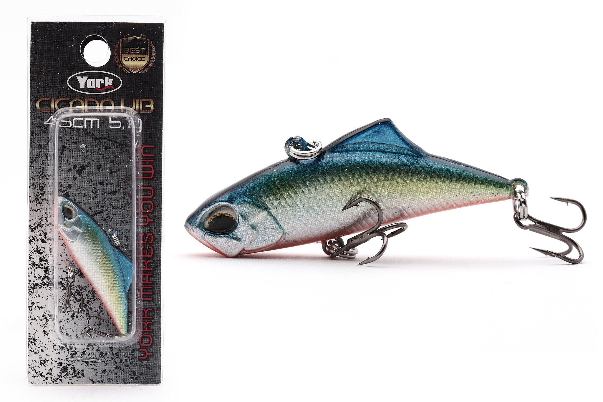 PRZYNĘTA CYKADA YORK VIB 4,5cm/5,1g - 5902211458180 - 12882991835 - Allegro