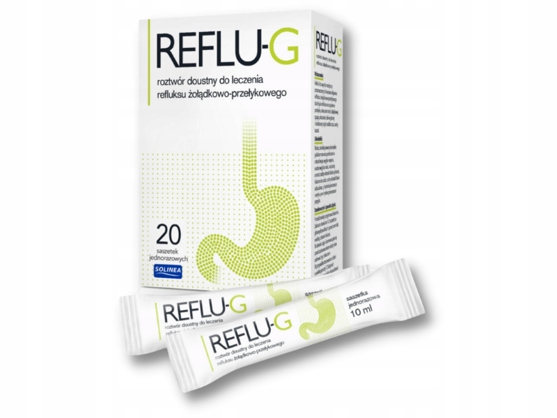 REFLU-G Roztwór doustny 20 sasz. (0617721266969) • Cena, Opinie • Układ ...