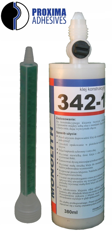 Klej metakrylowy Monolith 342-1 (380ml) • Cena, Opinie - Allegro
