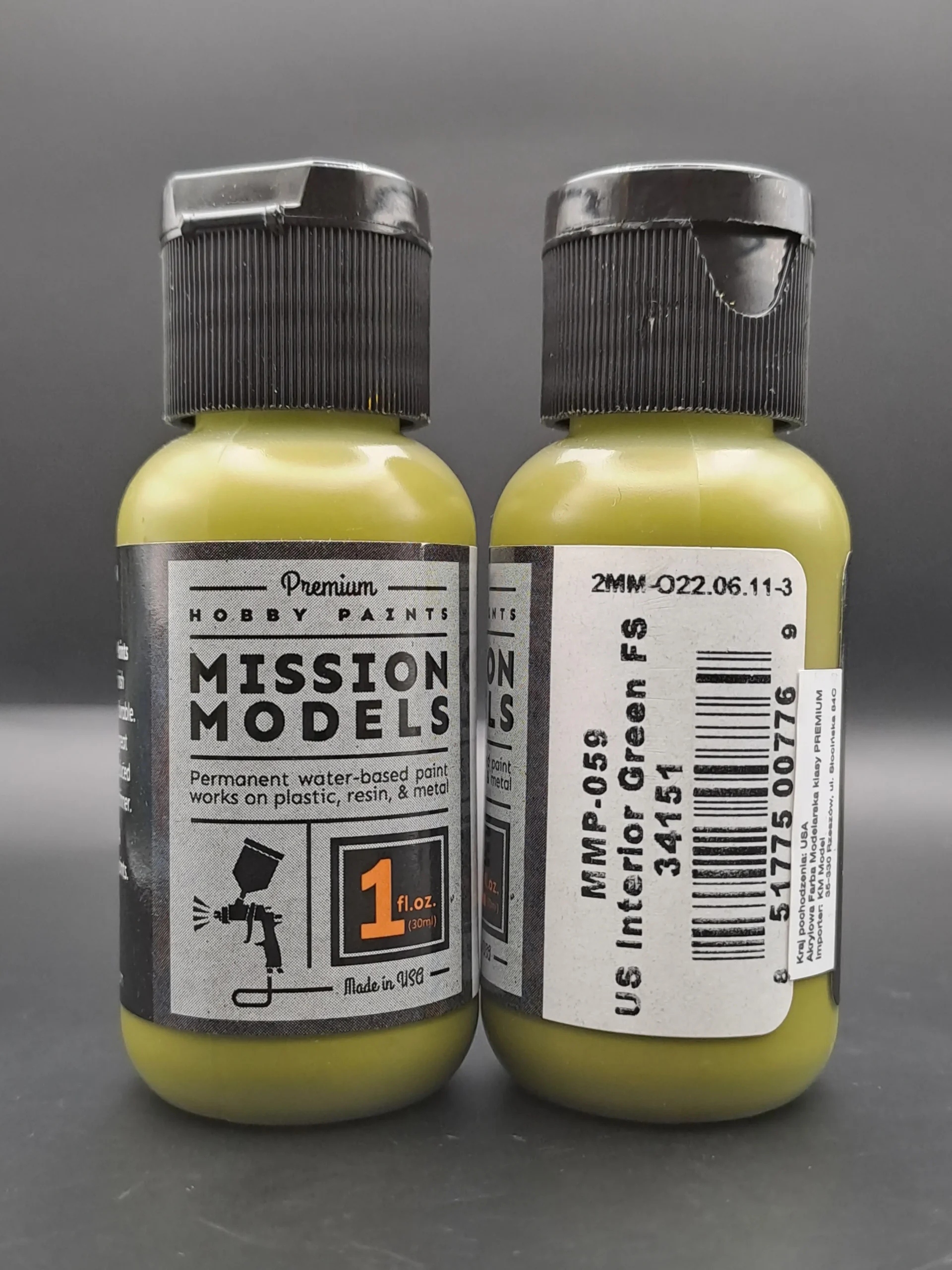 Amerikai belső zöld FS 34151 - Mission Models MMP-059, (851775007769 ...