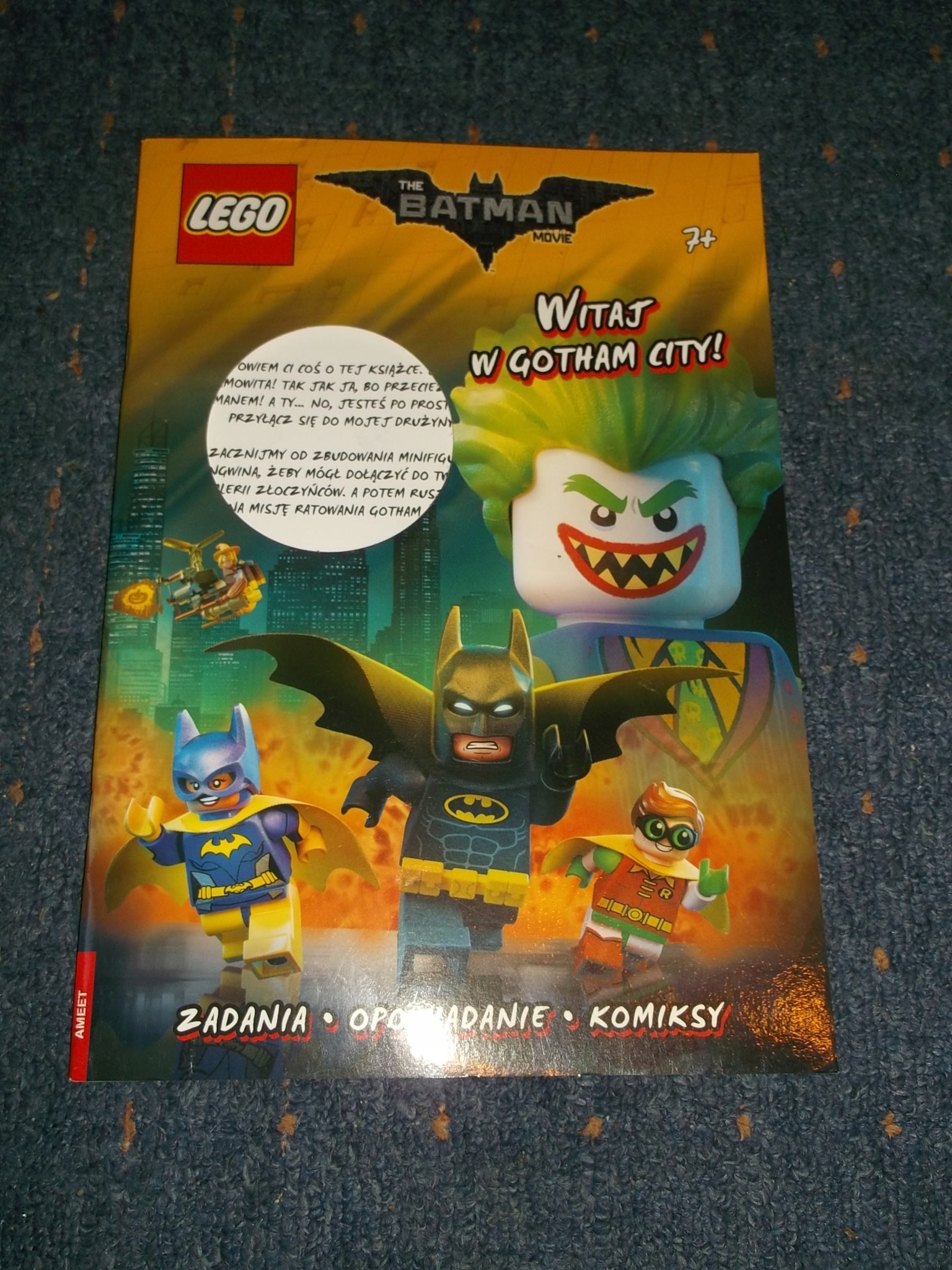 LEGO Batman Movie Witaj w Gotham City Praca zbiorowa Książki dla dzieci ...
