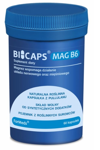 BiCaps Formeds MAG B6 magnez wit. B6 NERWY SERCE 12763049554 - Allegro.pl