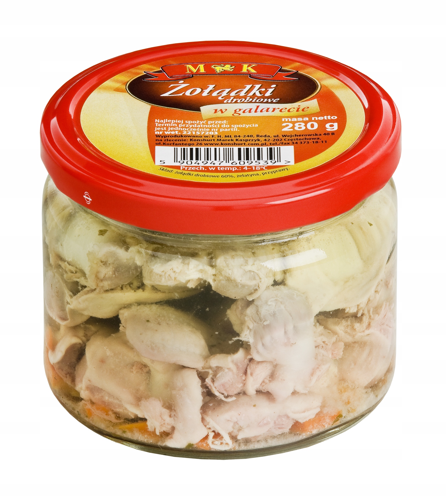Żołądki drobiowe MK 280 g (5904947609539) • Cena, Opinie • Dania mięsne ...