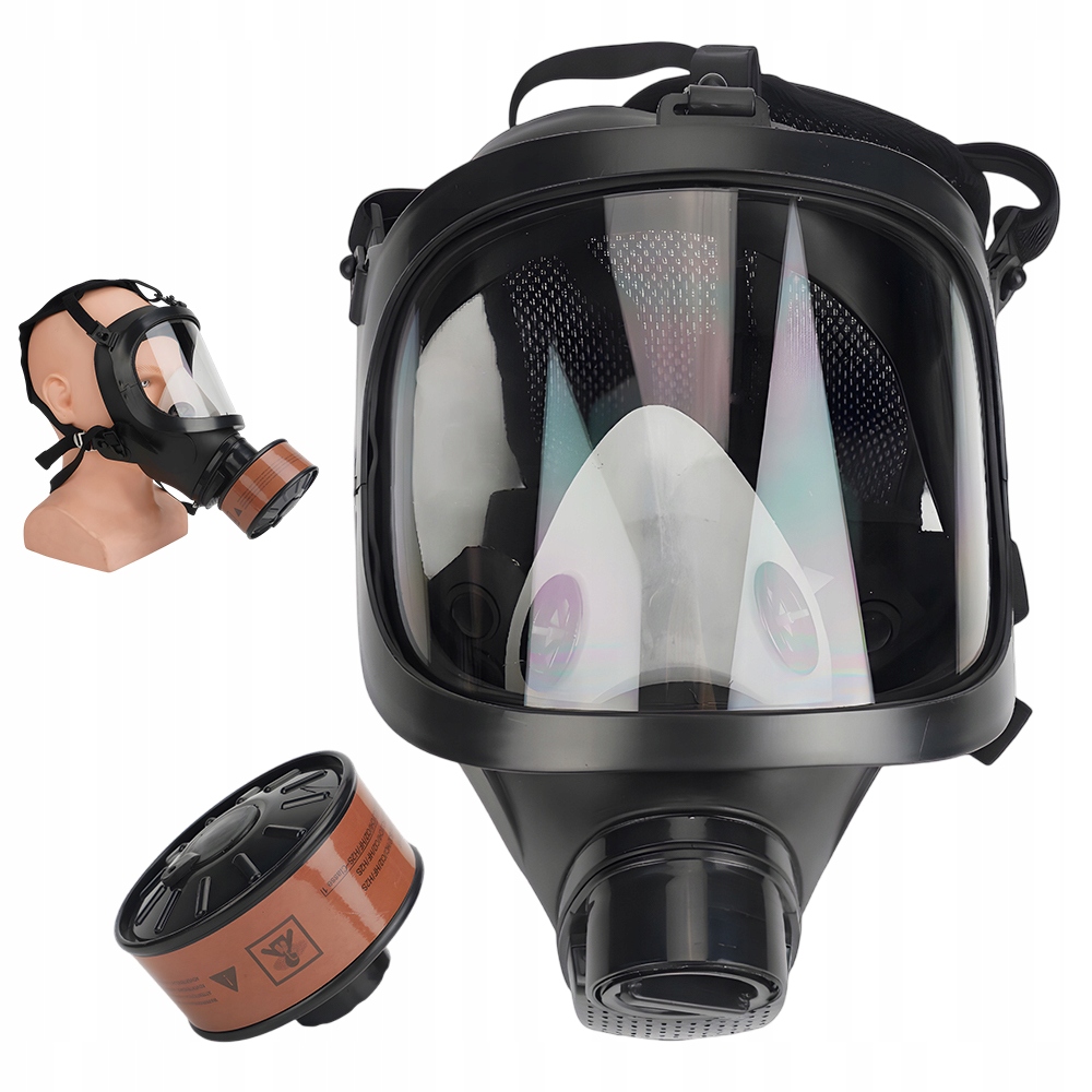 MASKA PRZECIWGAZOWA PEŁNA LAKIERNICZA GAZOWA PEŁNOTWARZOWA DO PESTYCYDÓW (0191491832369) • Cena ...