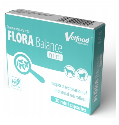 VETFOOD Flora Balance mini 30 kaps (5903260902525) • Cena, Opinie ...