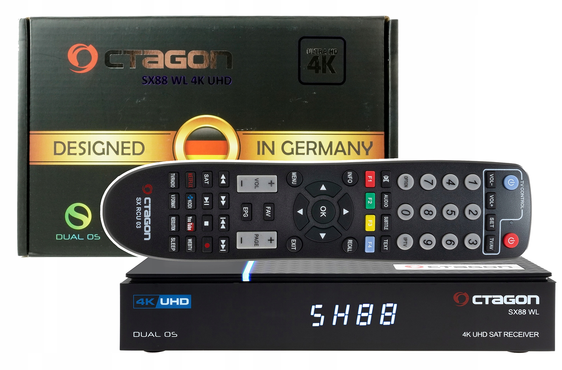 OCTAGON SX88 V2 4K LINUX E2 Dual OS OSCAM WiFi 5G - Sklep, Opinie, Cena ...