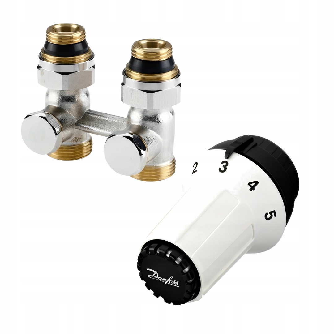 DANFOSS ZESTAW TERMOSTATYCZNY PROSTY 013G5277 CLIC (5702425098970) • Cena, Opinie • Głowice ...