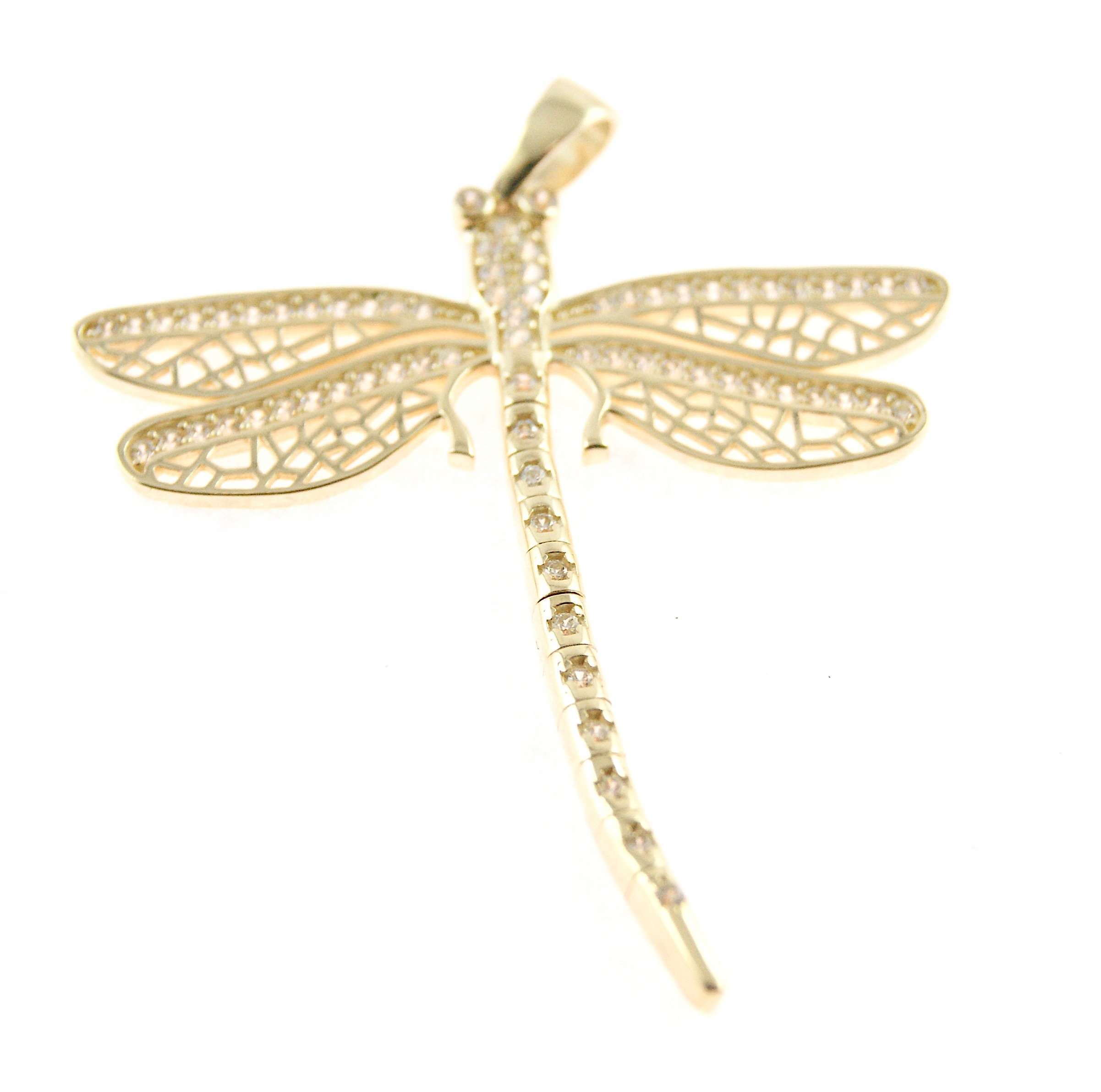 WYTWORNY ZŁOTY WISIOREK ZAWIESZKA WAŻKA ZŁOTO p.585 CUDO • Cena, Opinie ...