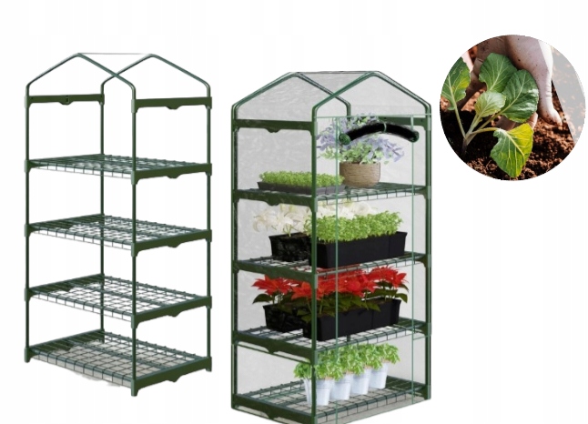 MINI SZKLARNIA BALKONOWA OGRODOWA 4 PÓŁKI 160cm • Cena, Opinie ...